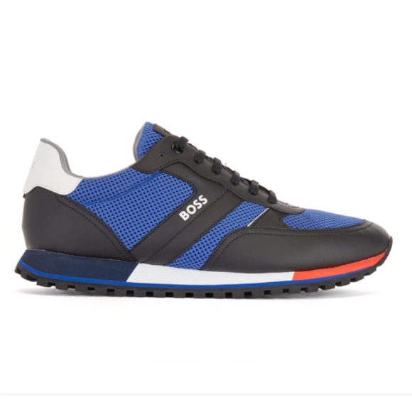 Boss | Shoes | Hugo Boss Runningstyle Trainers In Mixed Material Nwob ...